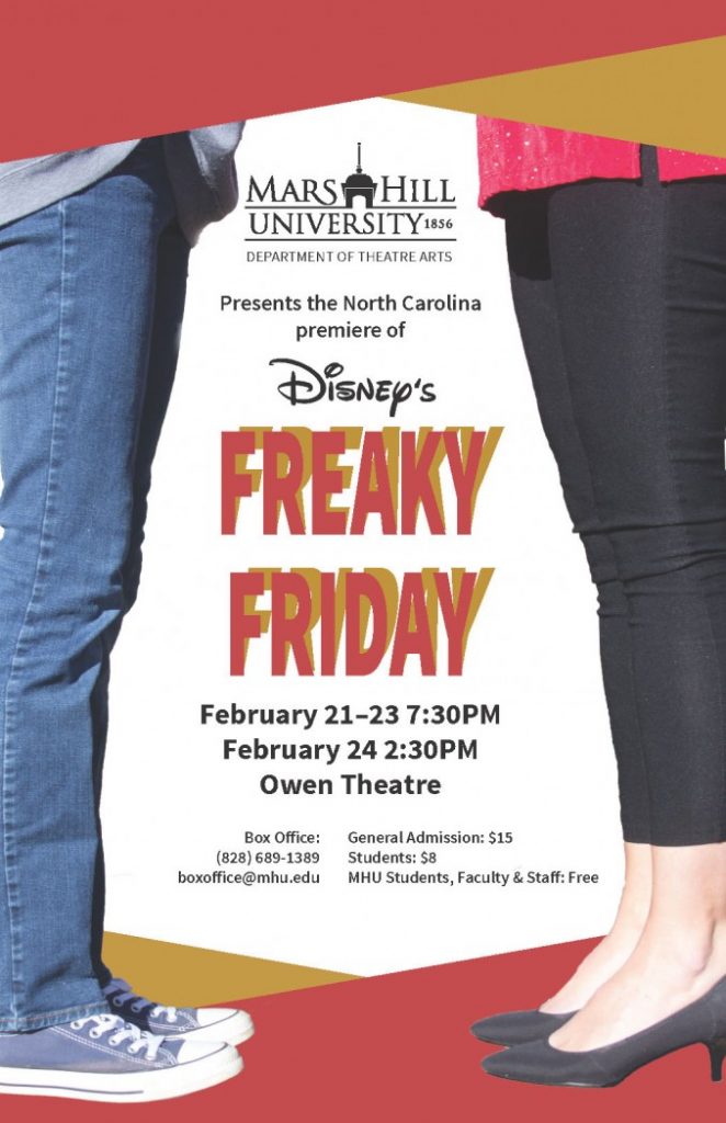 Freaky Friday: a New Musical – Madison County Chamber of Commerce